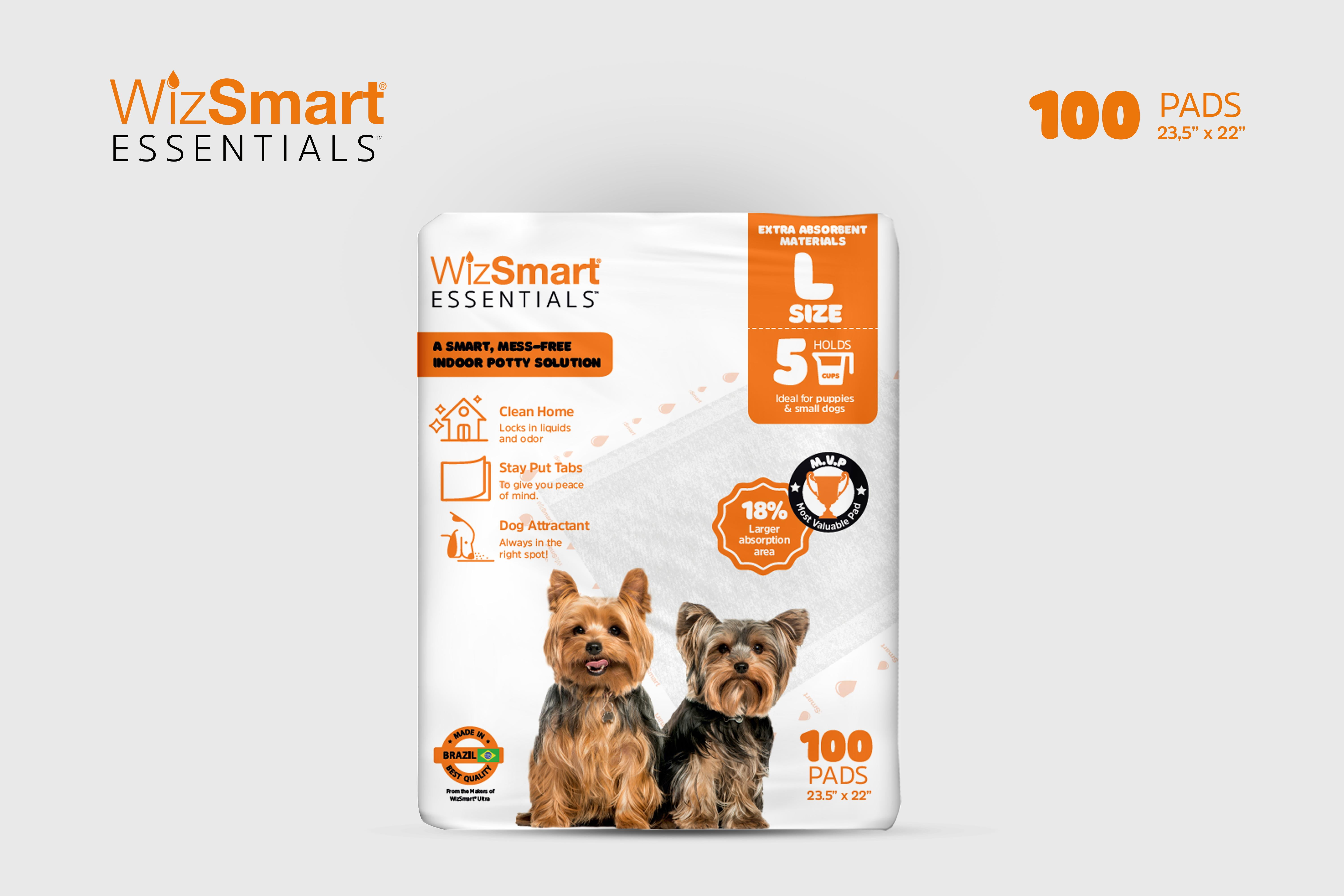 WizSmart Essentials Pads Large 100 Ct - Walmart.com