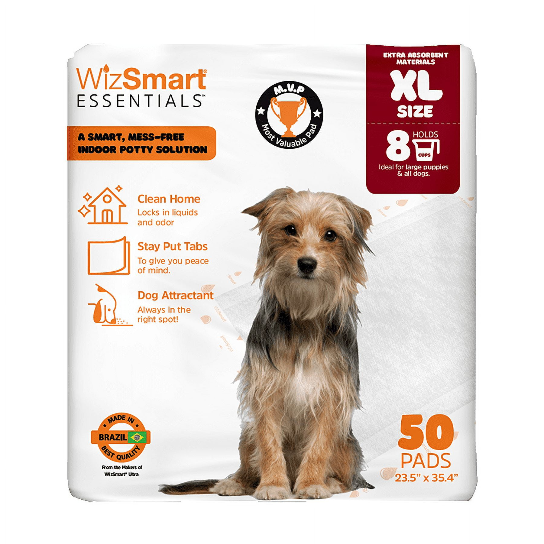 WizSmart Essentials Pads XL 50 Ct - Walmart.com