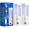 WizTrap 2-Pack Large Indoor Plug-in Gnat Light Trap, 21 UV LED Bulbs ...