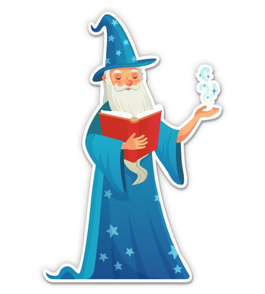 Wizard - 12" Vinyl Sticker Waterproof Decal - Walmart.com