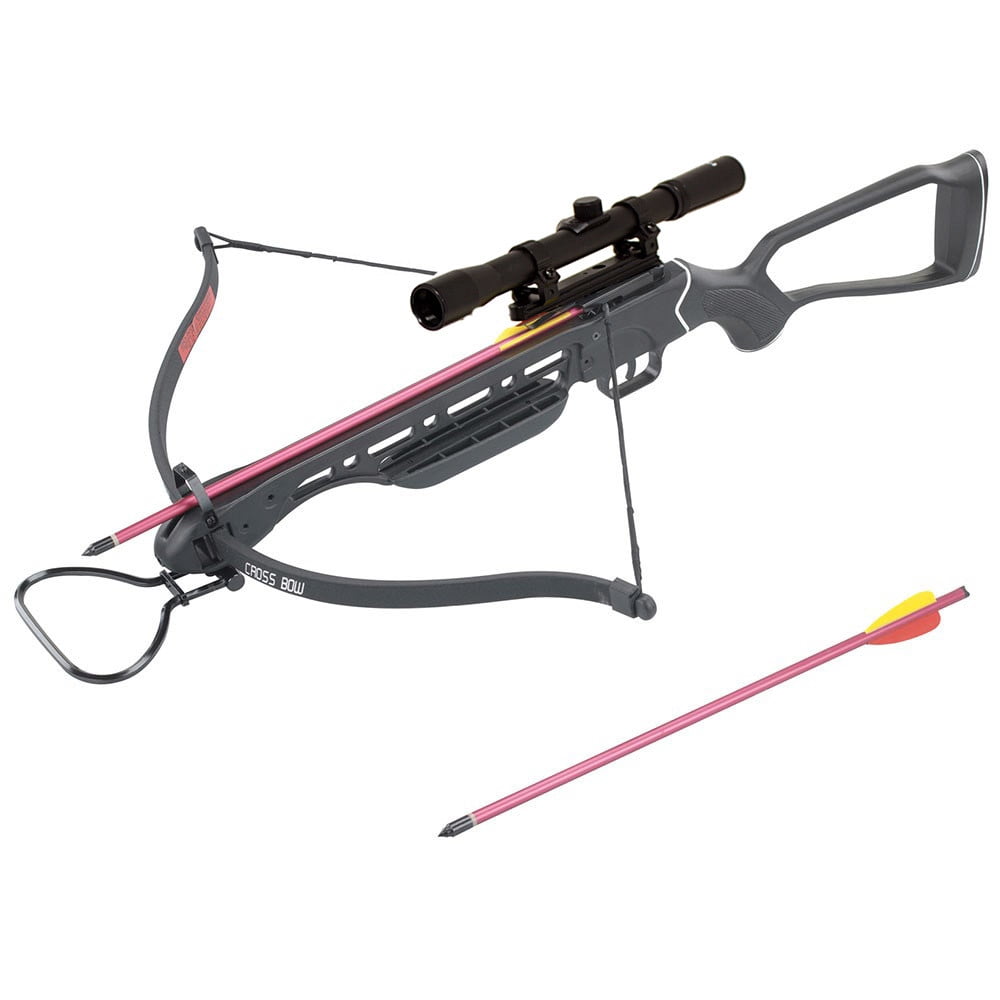 Wizard Velocity Archery Hunting Crossbow, 150 lbs with 4x20 Scope, 8 ...