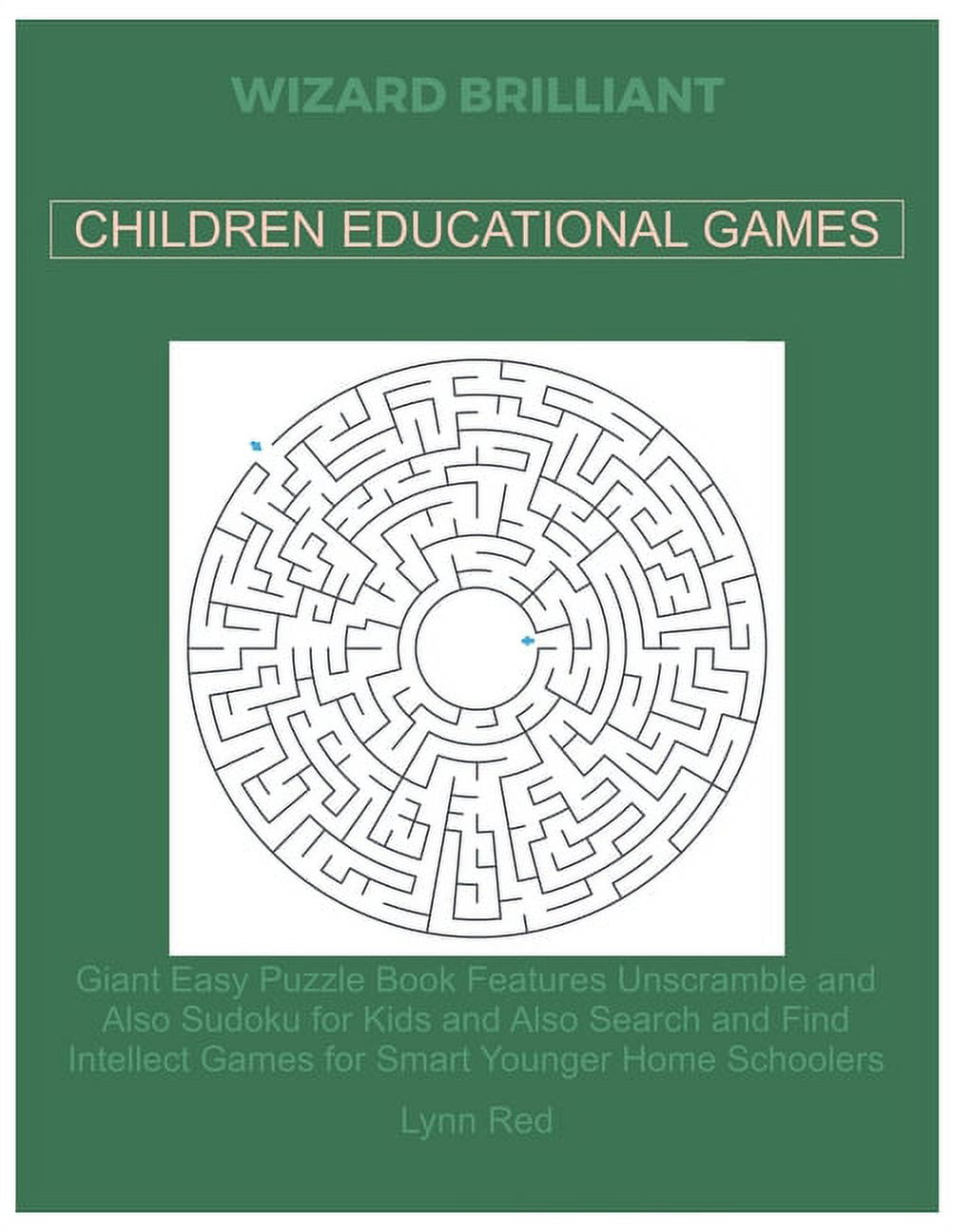 Wizard Brilliant Children Educational Games: Giant Easy Puzzle Book ...