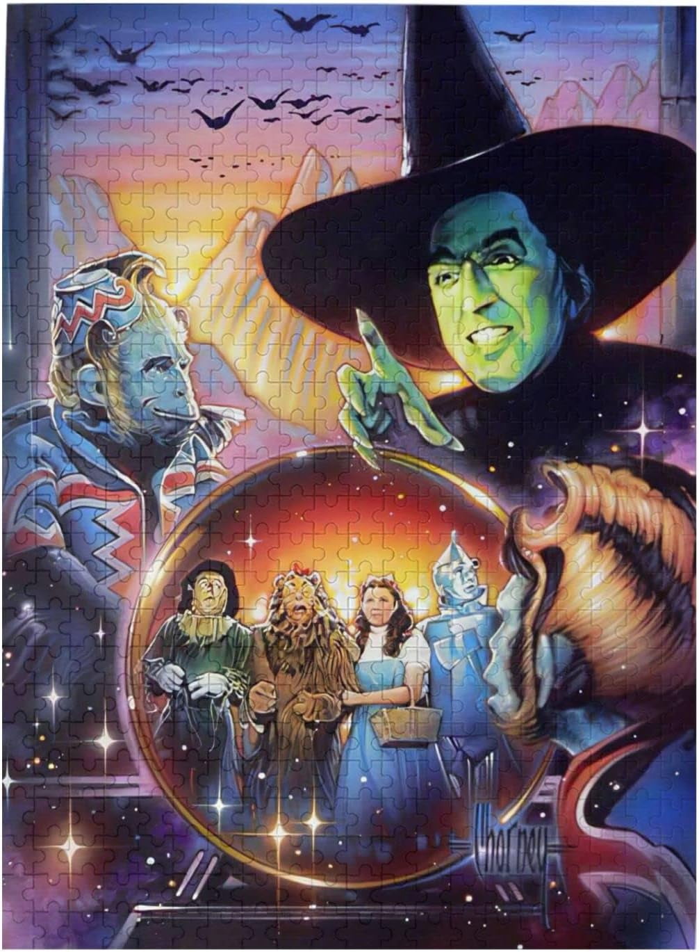 Wizard Cartoon of Oz Jigsaw Puzzles 500 Piece Anime Picture Puzzle ...