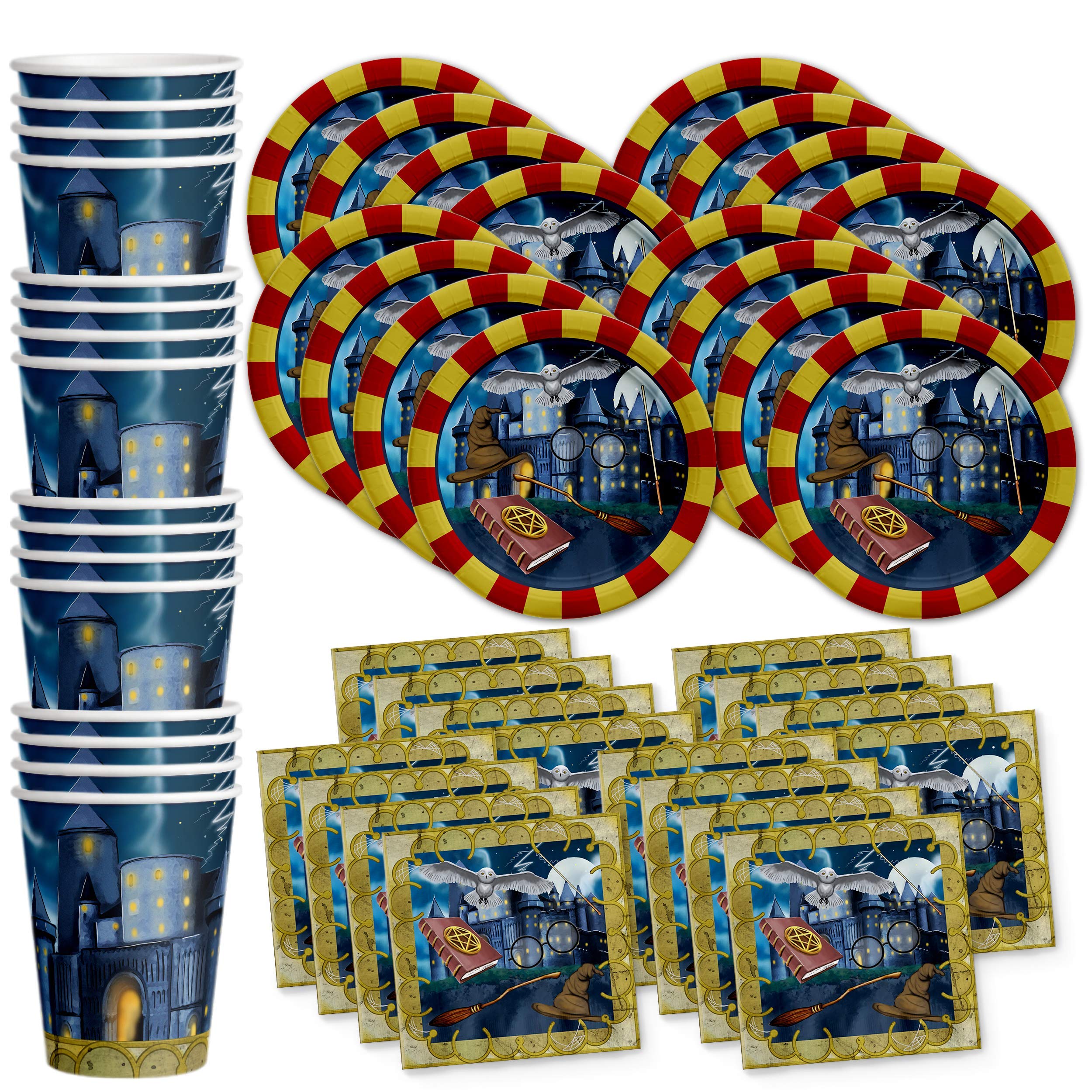 Wizard Castle Birthday Party Supplies Set Plates Napkins Cups Tableware ...