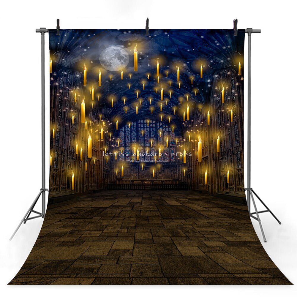 Wizard Great Hall Backdrops Kids Cake Smash Birthday Props Baby Shower ...