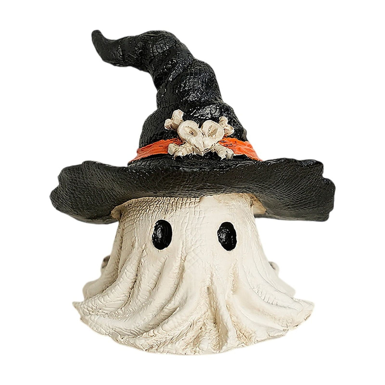 Wizard Hat Ghosts Halloween Decorations, 2" Black Witch Hat Ghost Resin ...