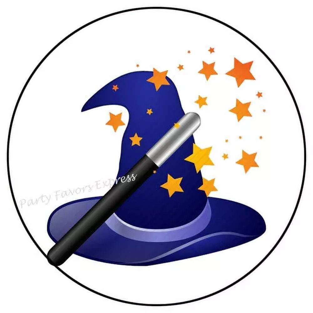 Wizard Hat Sticker Party Favors Sticker Envelope Seals Labels Stickers ...