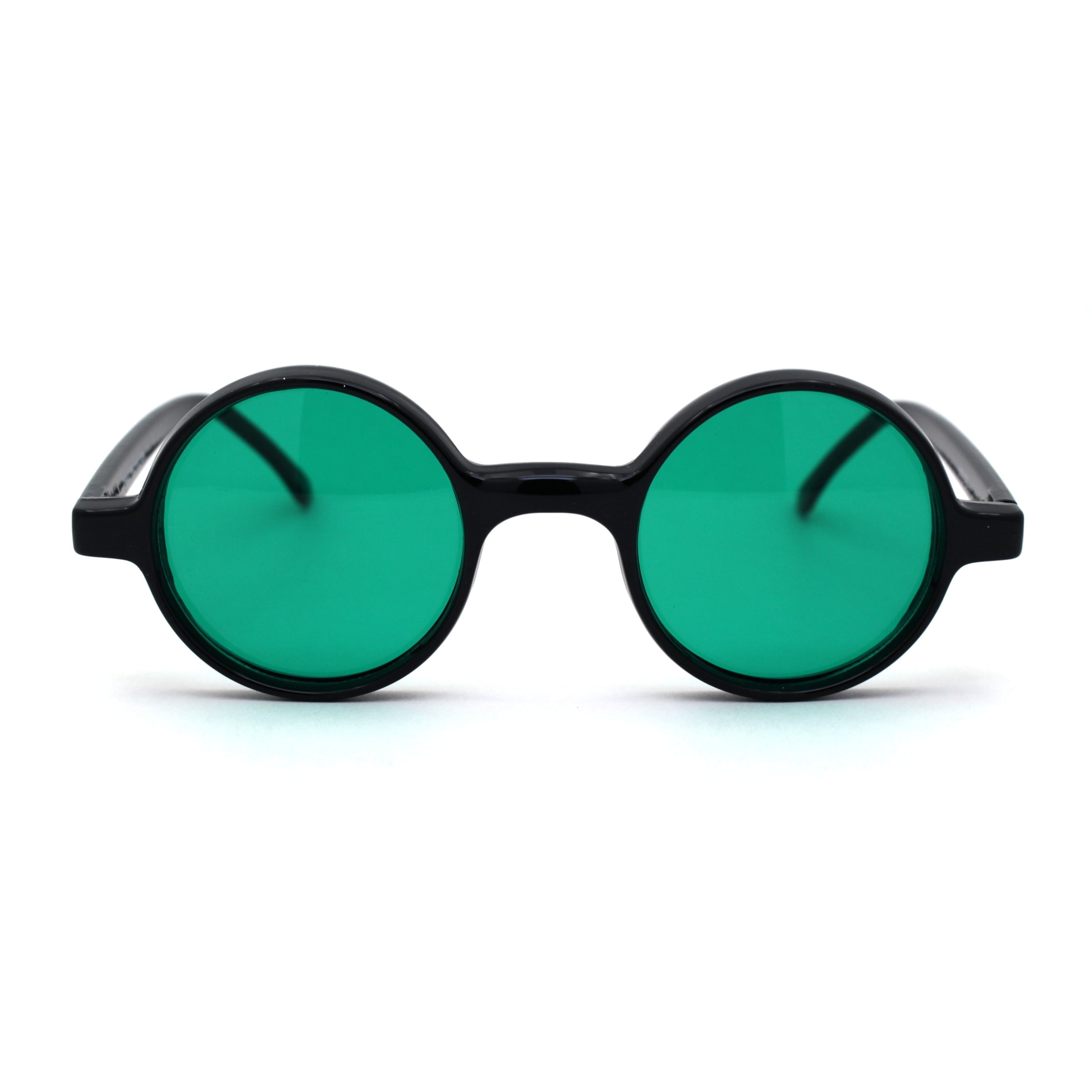 Wizard Hippie Pimp Color Lens Round Circle Lens Sunglasses Green ...