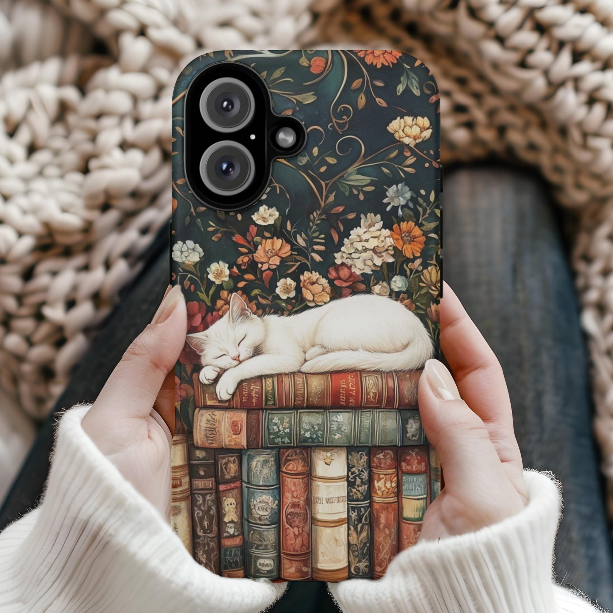 Wizard Magic Bookshelf Owl Cauldron Potions Fantasy Phone Case for ...