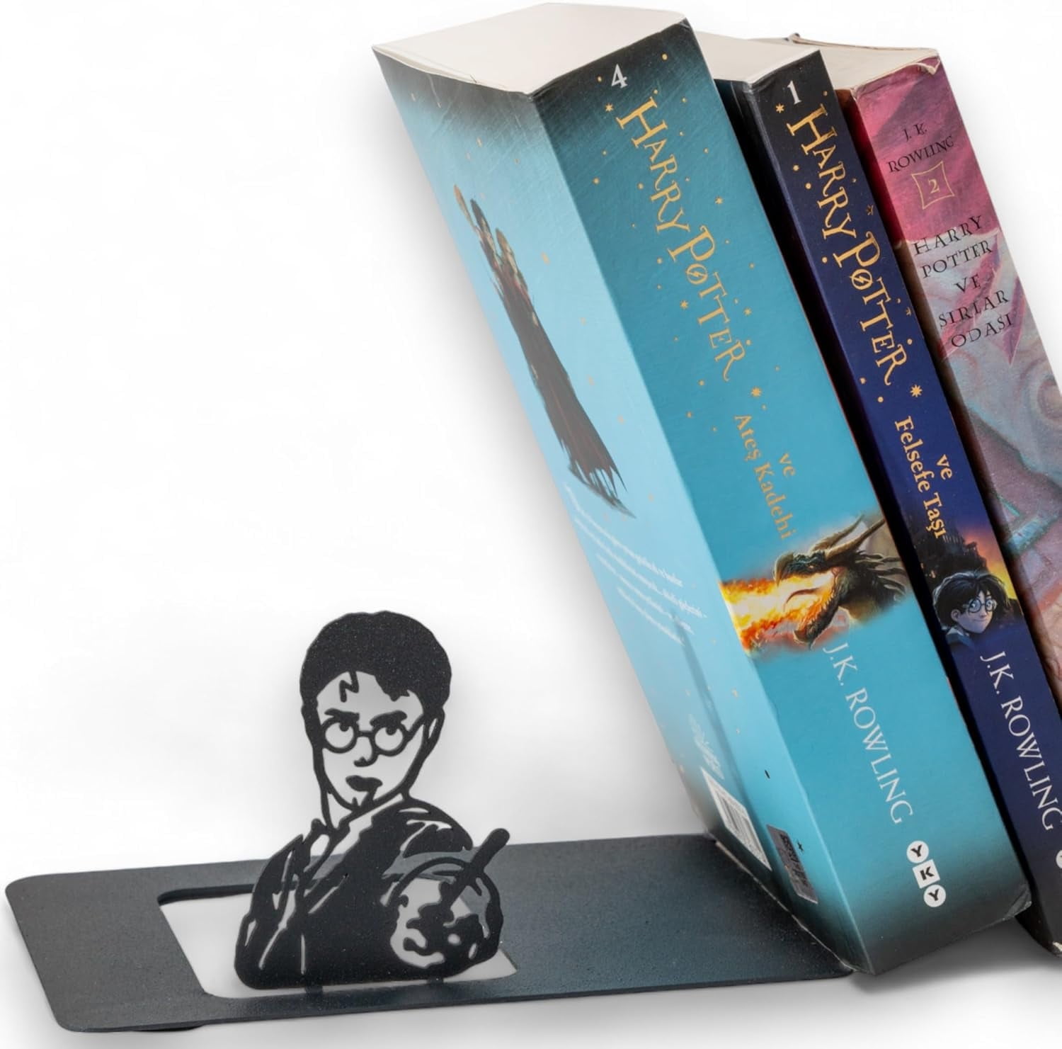 Renovatio Black Metal Bookend – Cute, Unique, Geeky Decor for Home ...