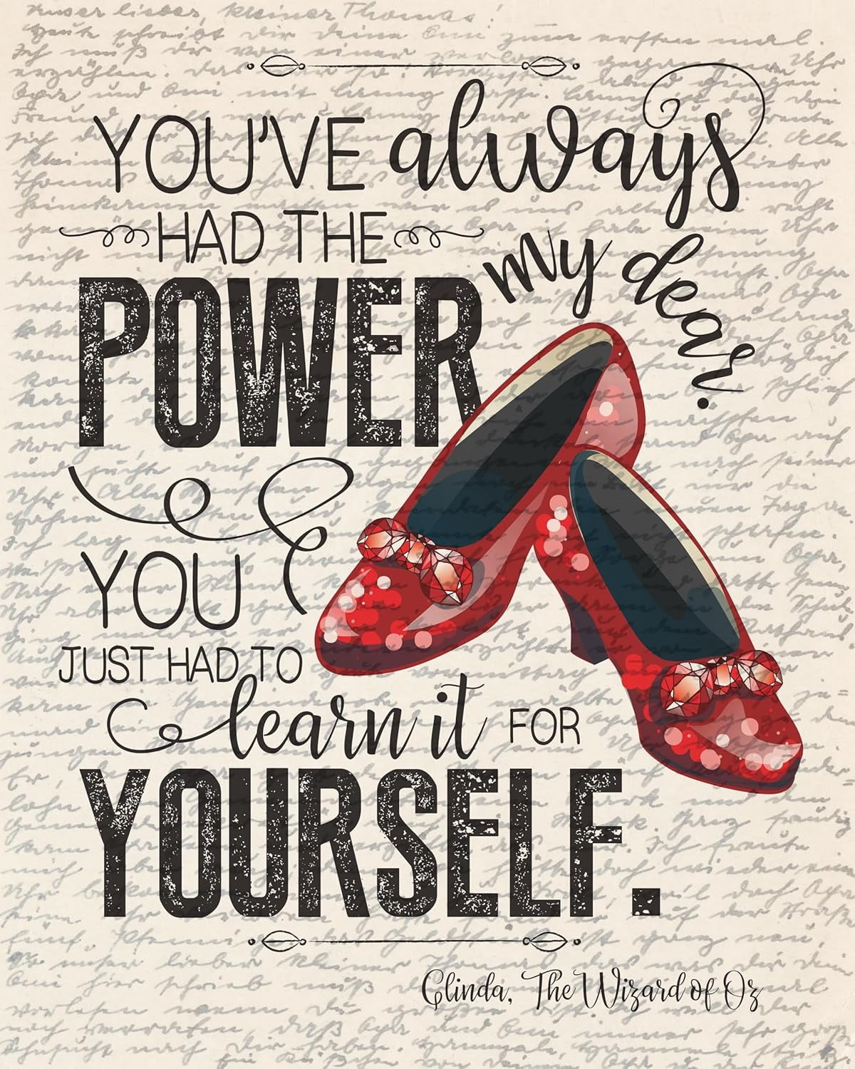Wizard of Oz Art - You've Always Had The Power My Dear - Glinda the ...