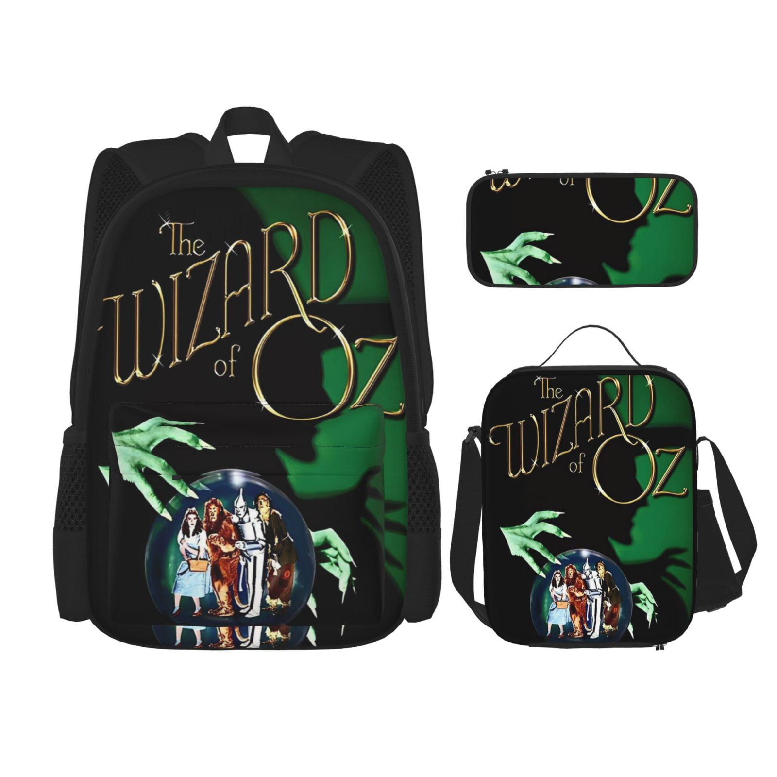 The Wizard Of Oz Backpack Set with Lunch Box Pencil Case Combination ...