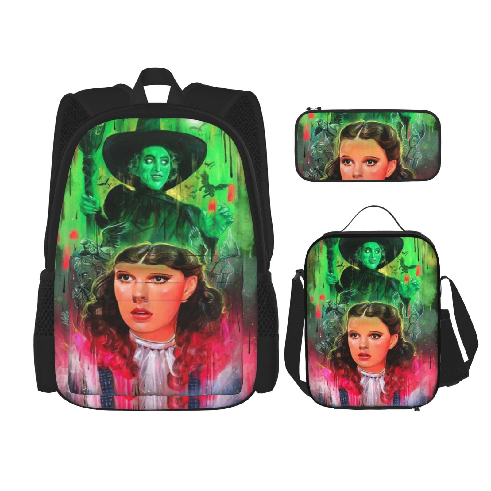 The Wizard Of Oz Backpack Set with Lunch Box Pencil Case Combination ...