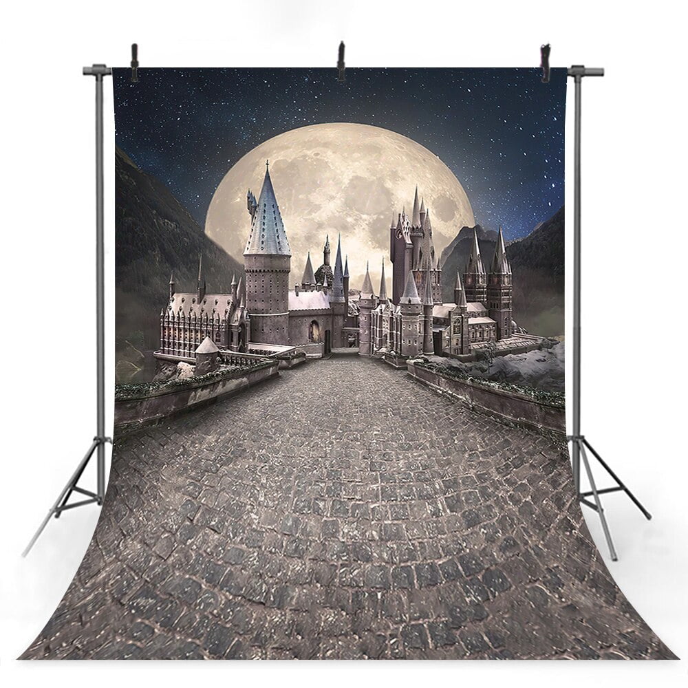 Wizard School Moon Backdrops Kids Cake Smash Birthday Props Baby Shower ...