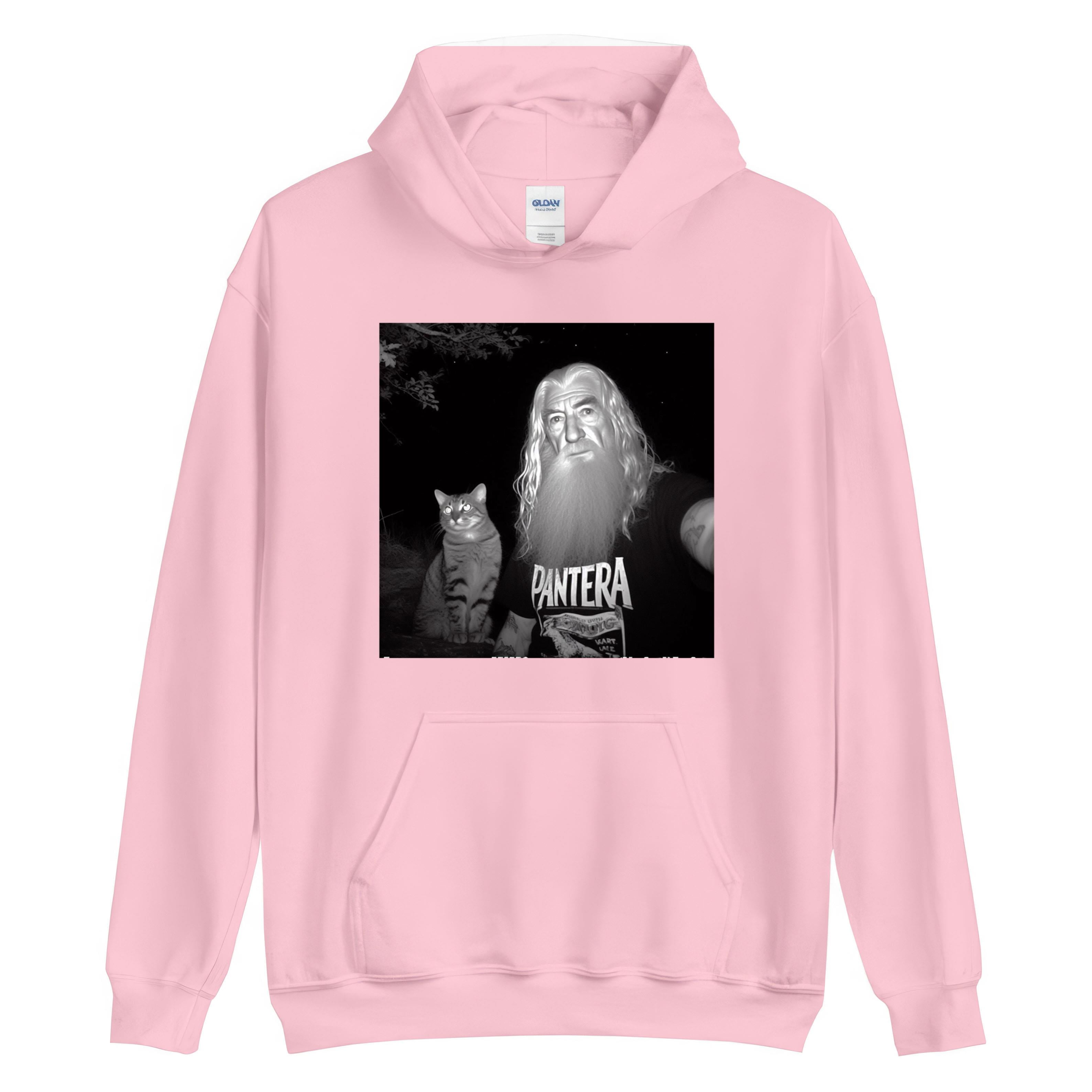 Wizard Selfie with Cat Fantasy Shirt, Humorous Fantasy Fan Gift ...