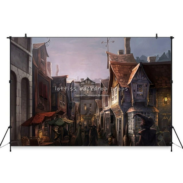 Wizard Shop Backdrops Kids Cake Smash Birthday Props Baby Shower Witch ...