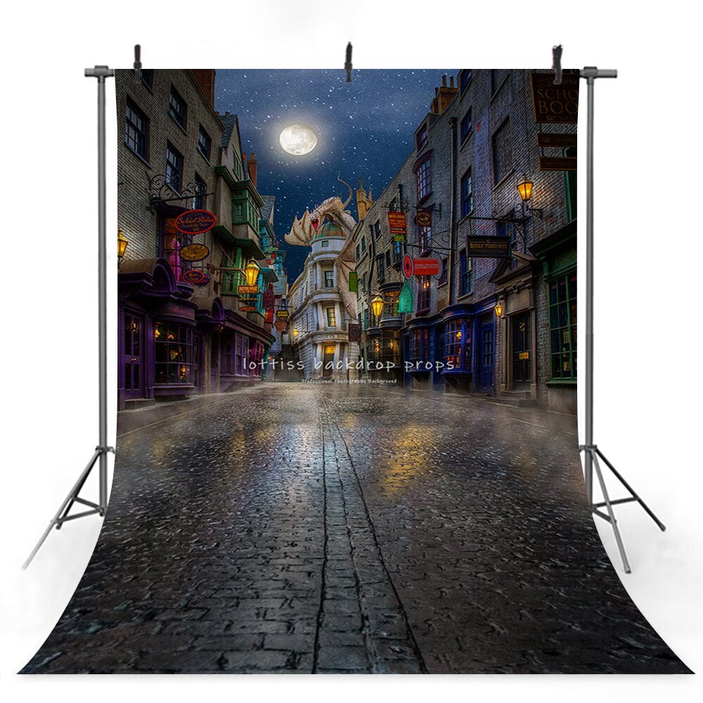 Wizard Street Backdrops Kids Cake Smash Birthday Props Baby Shower ...