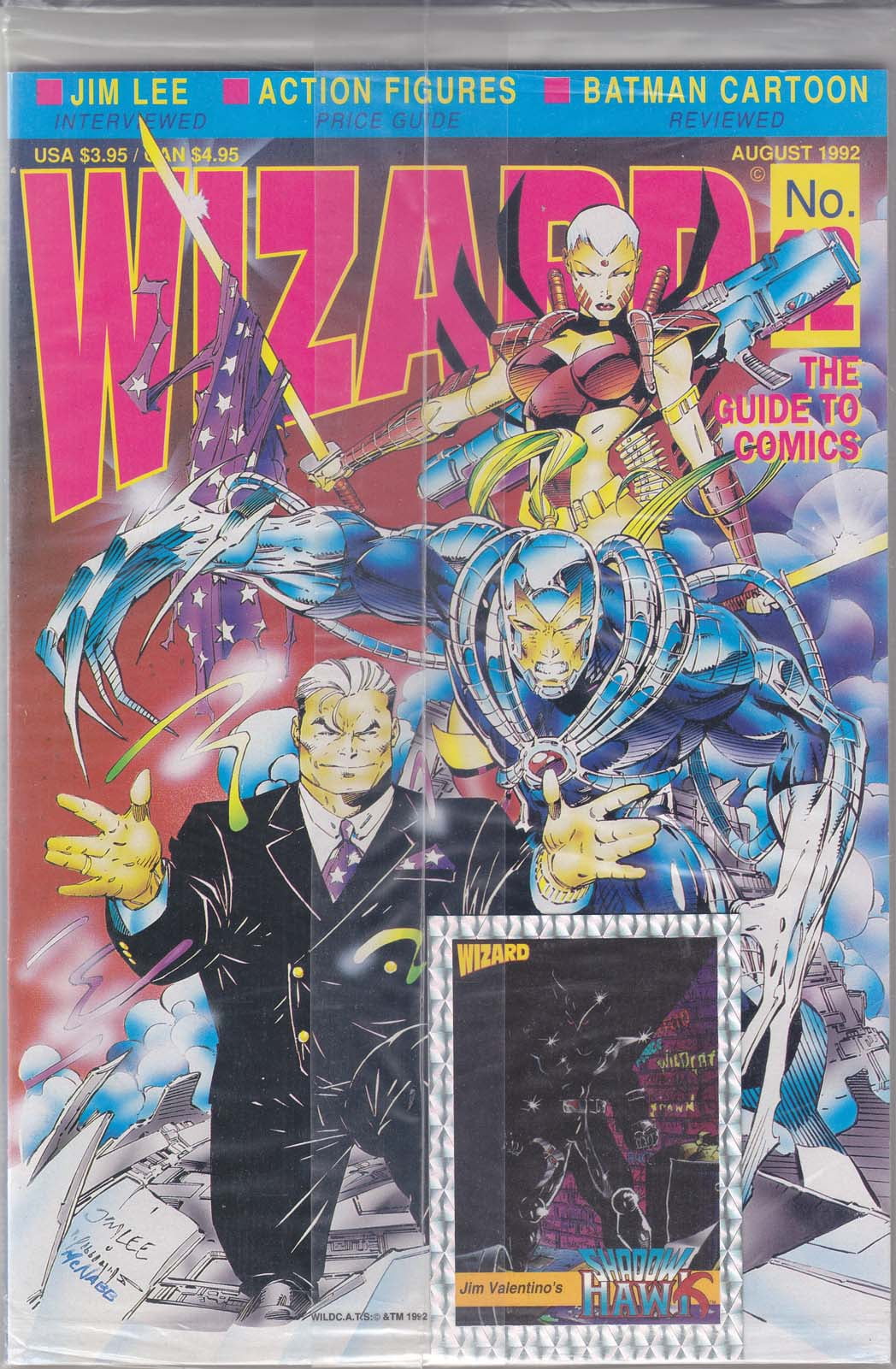 Wizard: The Comics Magazine #12 (with card) VF ; Wizard Comic Book ...