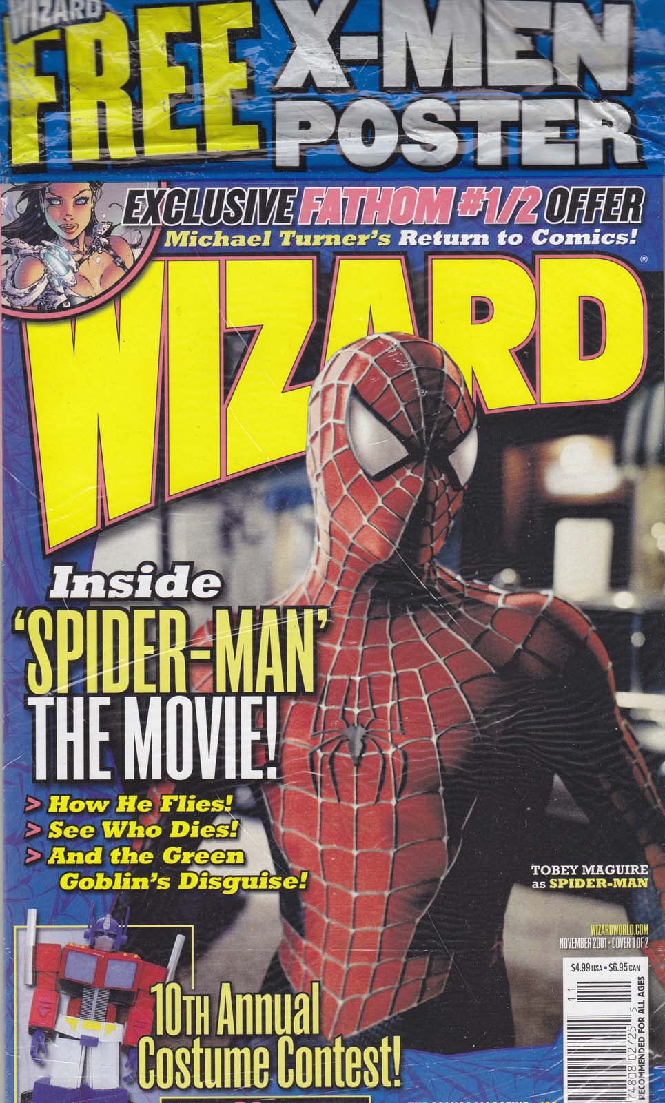 Wizard: The Comics Magazine #122A (with poster) VF ; Wizard Comic Book ...