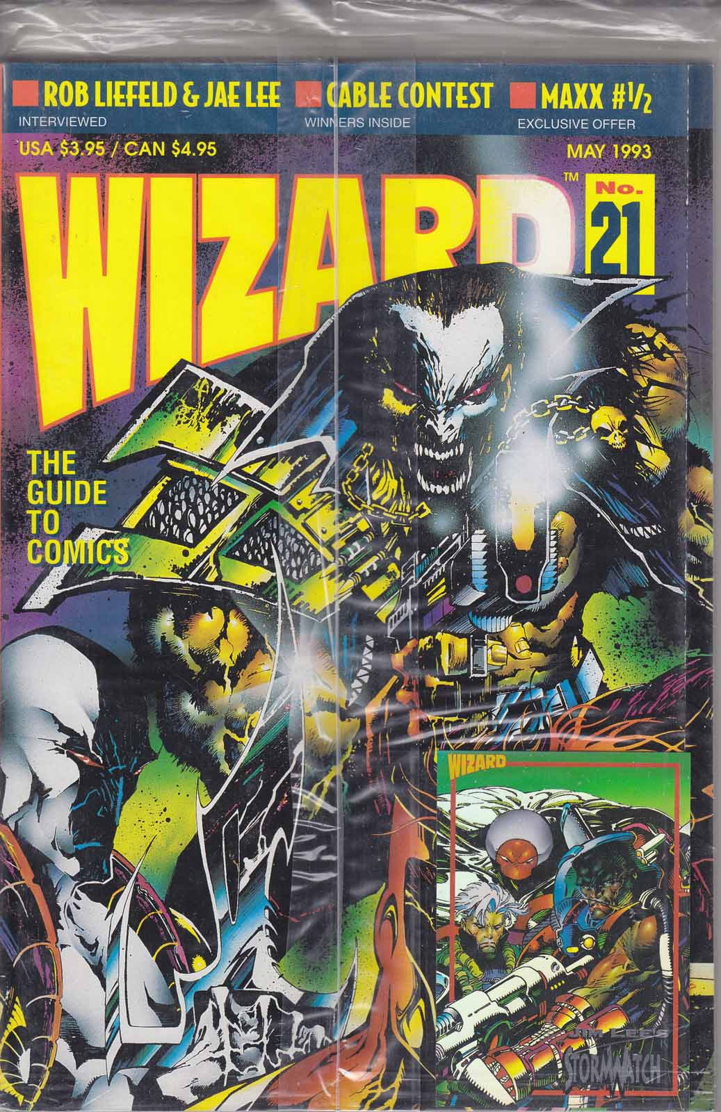Wizard: The Comics Magazine #21 (with card) VF ; Wizard Comic Book ...