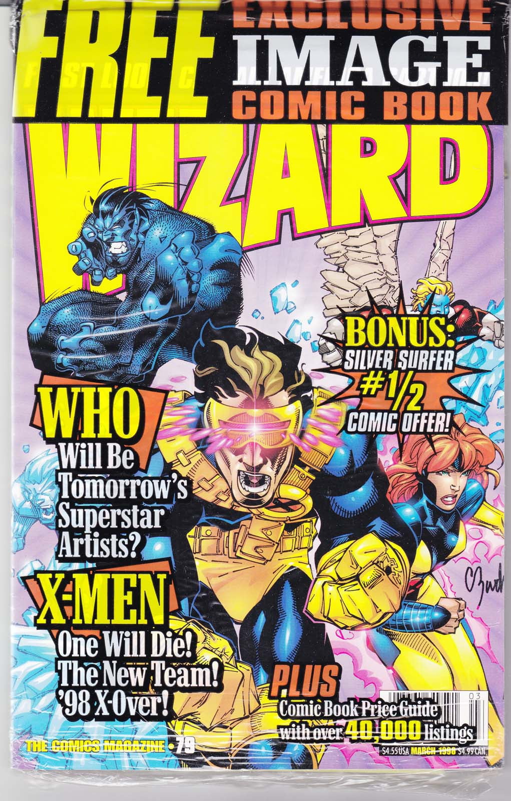 Wizard: The Comics Magazine #79A (in bag) VF ; Wizard Comic Book ...