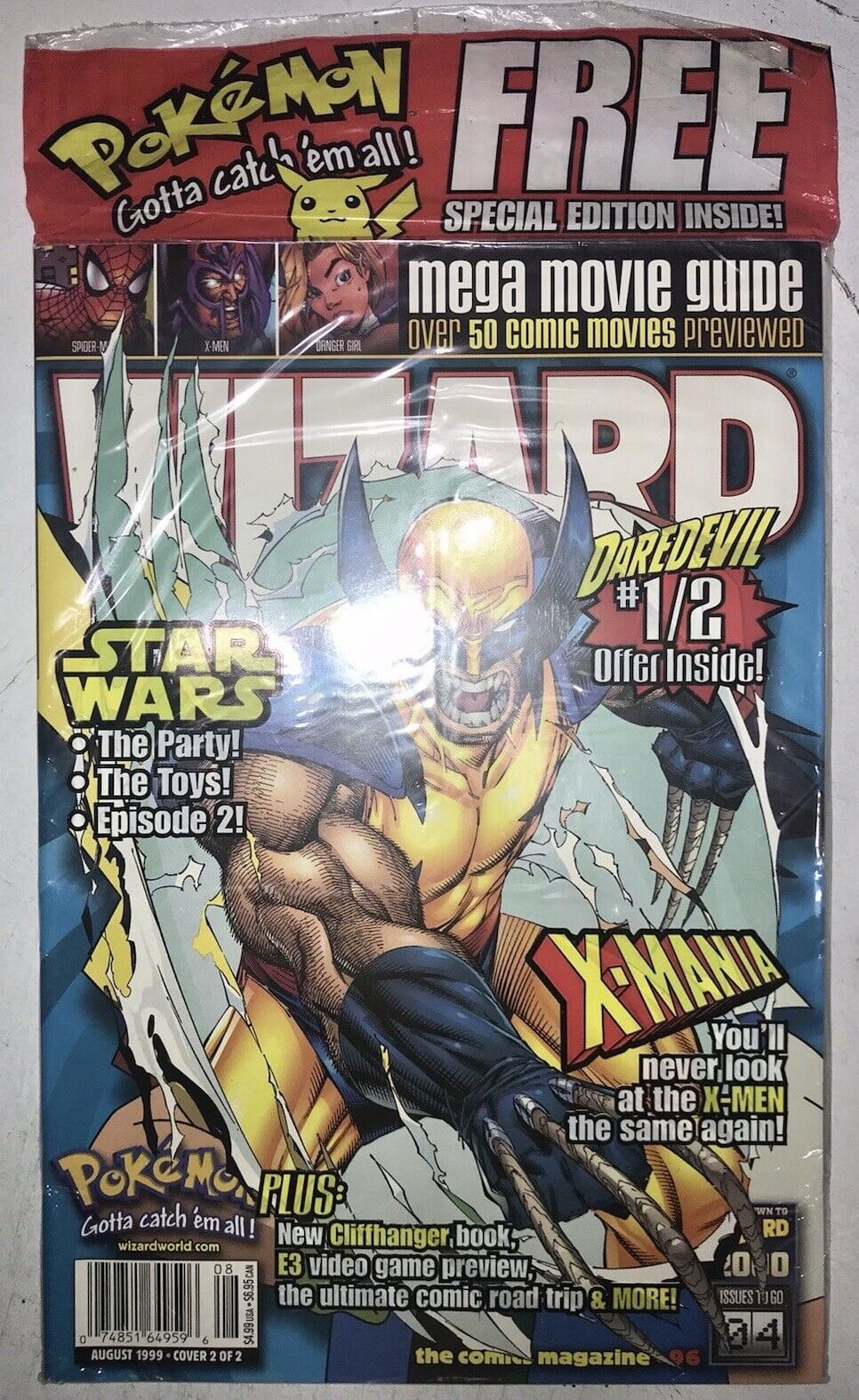 Wizard: The Comics Magazine #96B (in bag) VF ; Wizard Comic Book ...