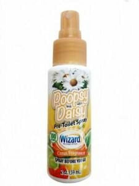 Wizard The Magic Of Fresh Poopsy Daisy Pre-Toilet Spray 100 Uses 2oz ...
