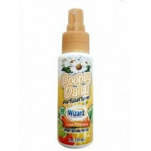 Wizard The Magic Of Fresh Poopsy Daisy Pre-Toilet Spray 100 Uses 2oz ...