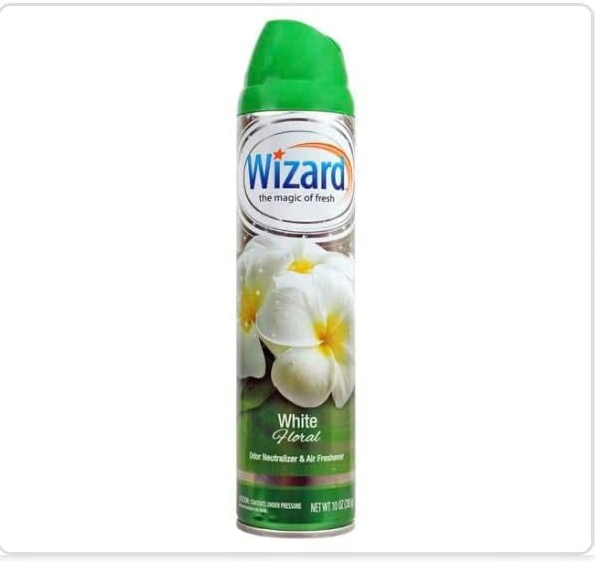 Wizard The Magic of | Odor Neutralizer & Air ener - 10 Oz. White Floral ...
