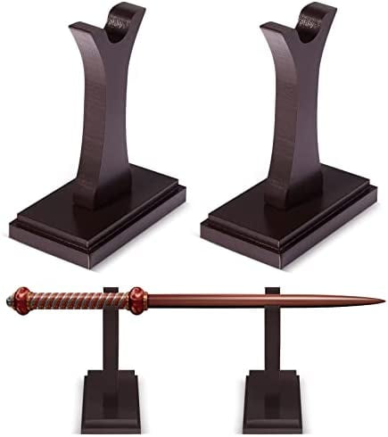 Wizard Wand Stand Display Wood Wand Holder Sword Stand Display Shelf ...