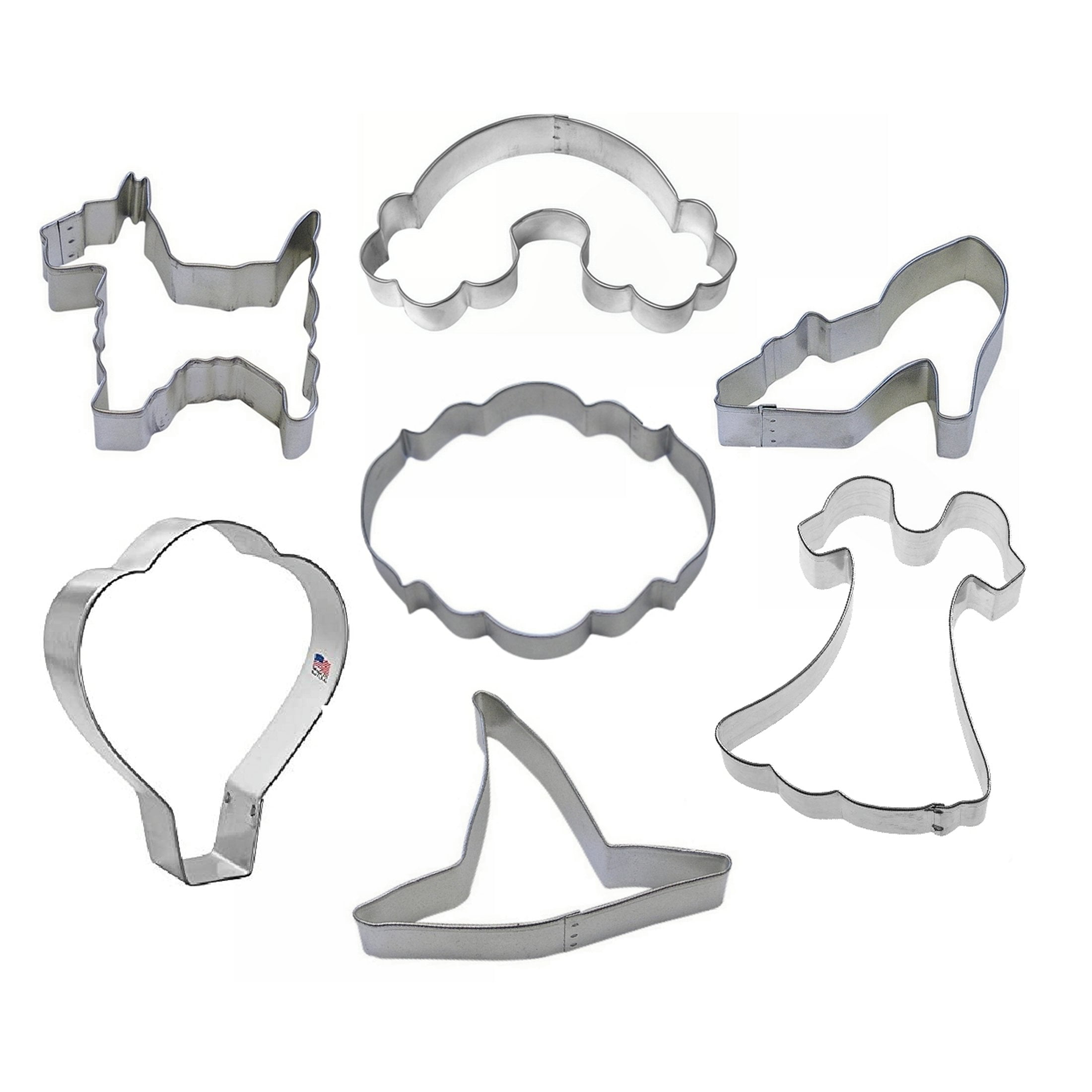 Wizard of Oz 7 Piece Cookie Cutter Set - The Cookie Cutter Shop - Tin ...