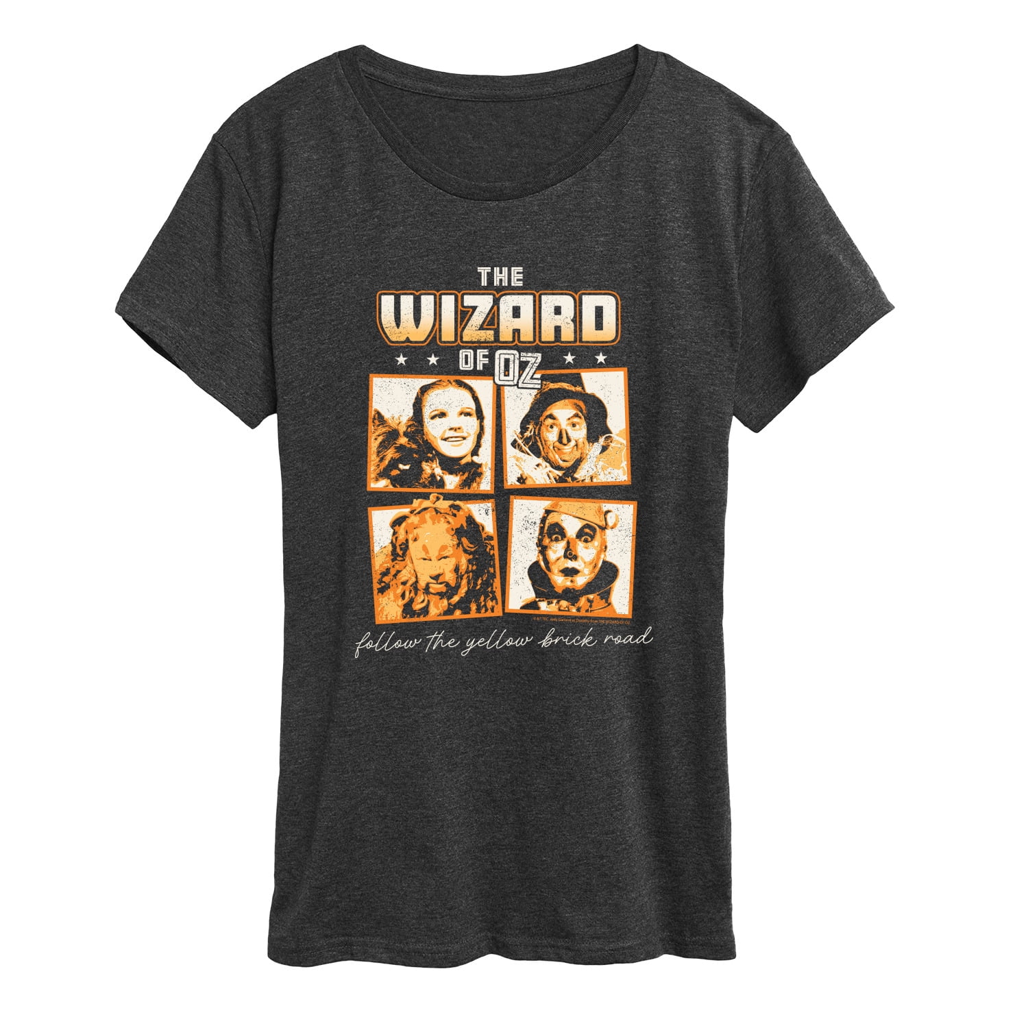 Wizard of Oz - Character Squares - Women's Short Sleeve Graphic T-Shirt ...