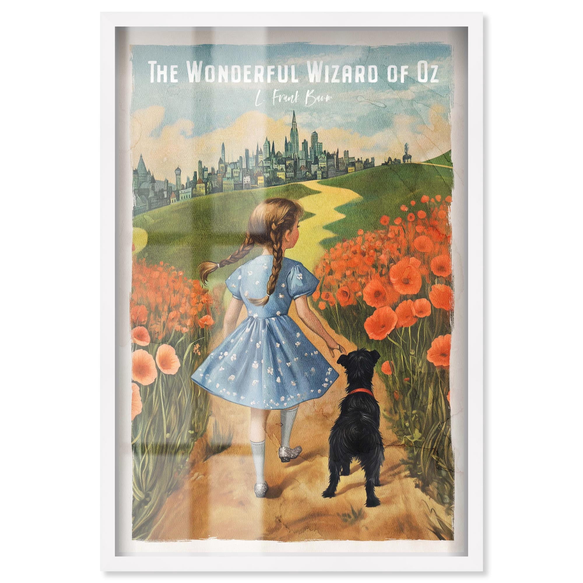 Wizard of Oz Classic Shadowbox Print Classic Book Art by Art Remedy ...