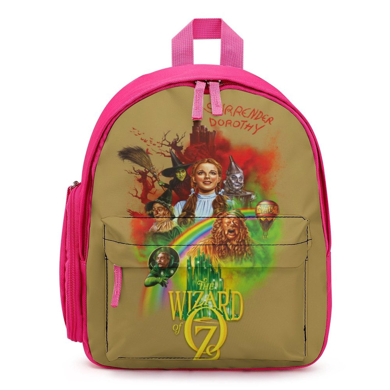 Wizard of O Elements Backpacks with Name Tag Travel Backpack with Front ...