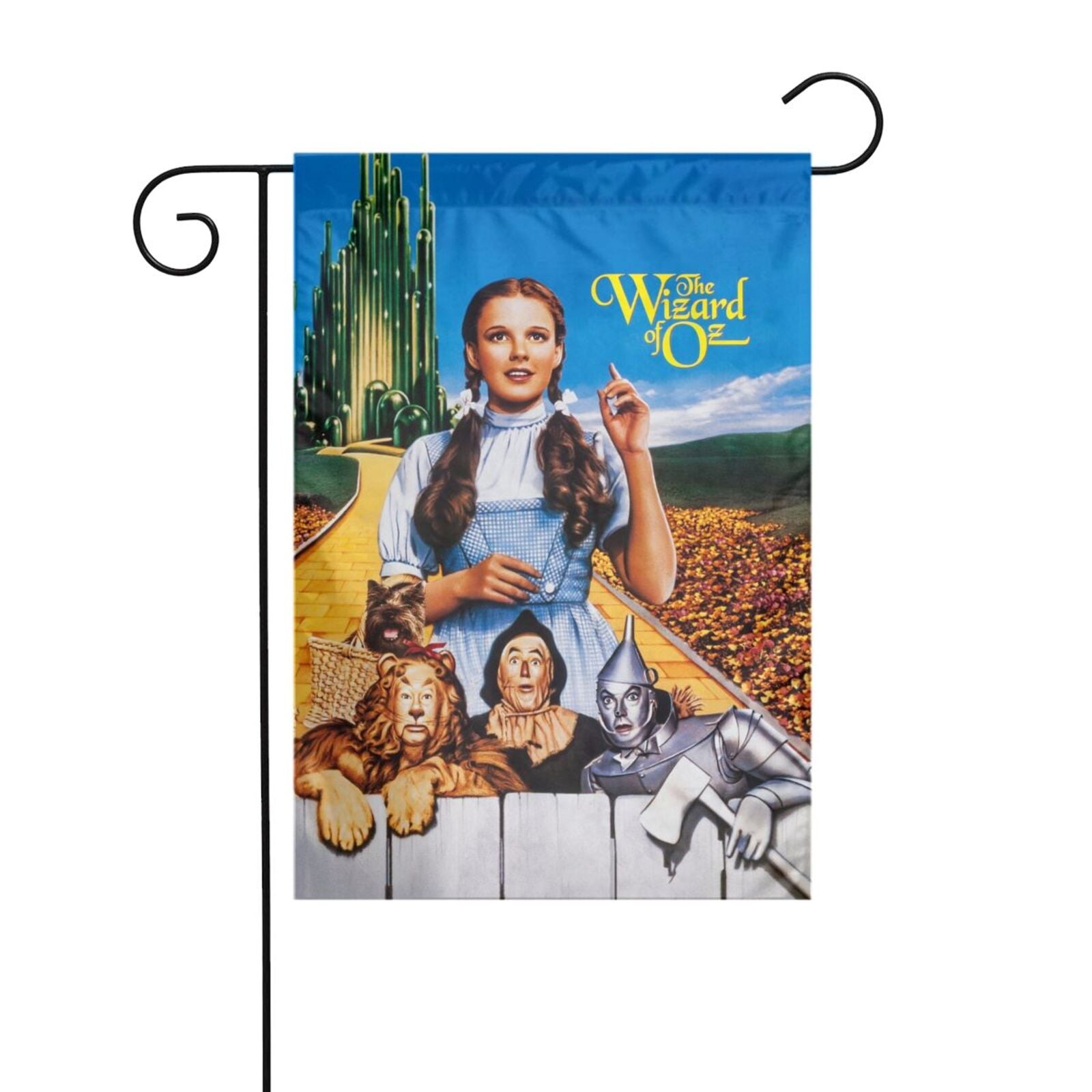 Wizard of O Garden Flag Vertical Double Sided Rustic Farmland Yard Lawn ...