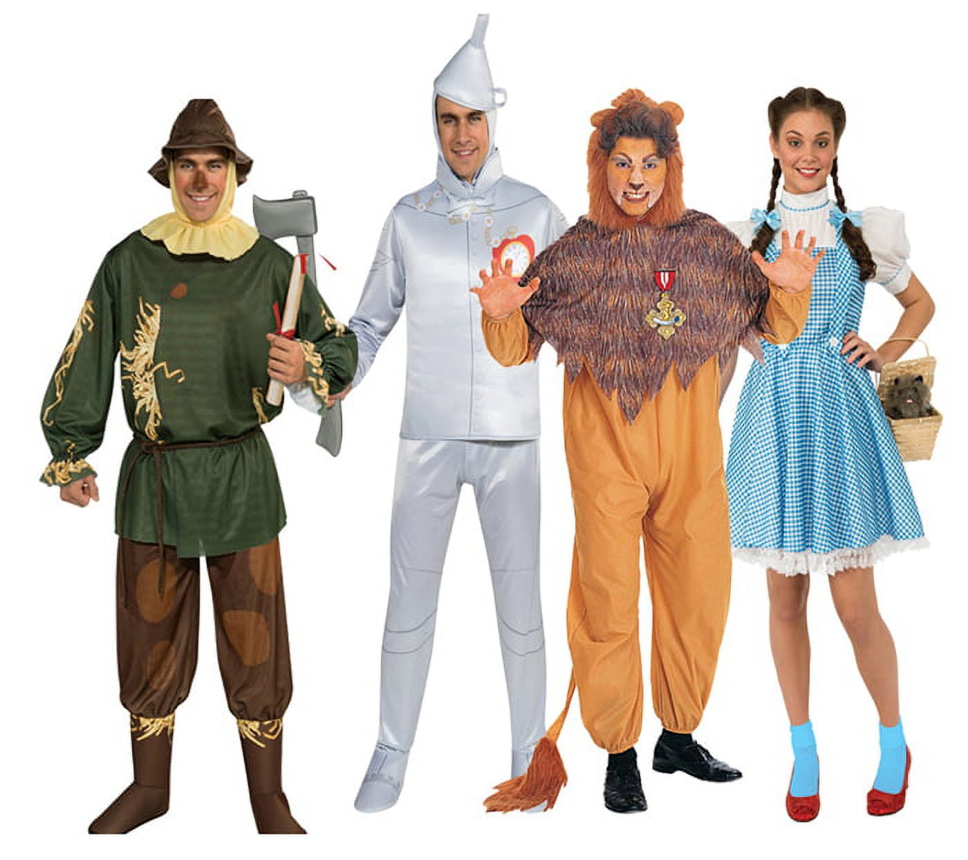 RUBIES II Wizard of Oz Group Costume Set for Adults, Tinman, Lion ...