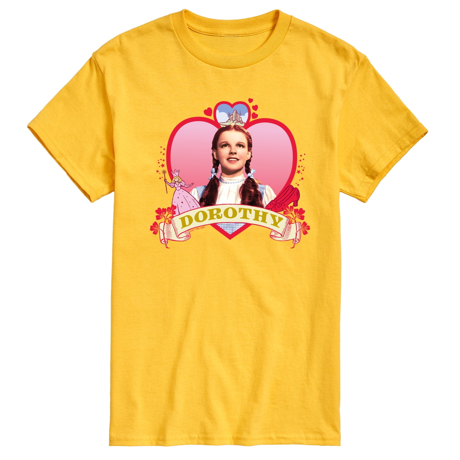 Wizard of Oz - Heart Dorothy - Men's Short Sleeve Graphic T-Shirt ...