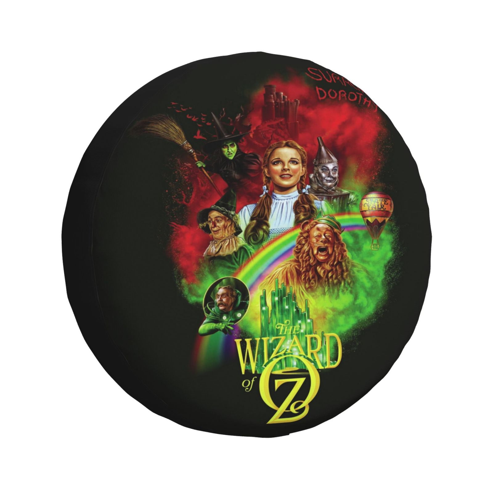 Wizard of O Spare Tire Cover Wheel Tire Cover Fit Trailer, RV, SUV and ...
