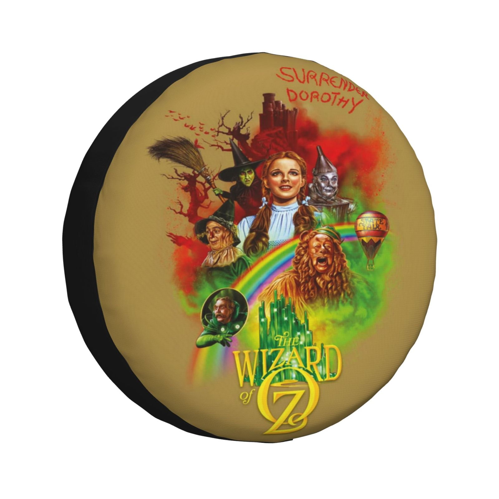 Wizard of O Spare Tire Cover Wheel Tire Cover Fit Trailer, RV, SUV and ...