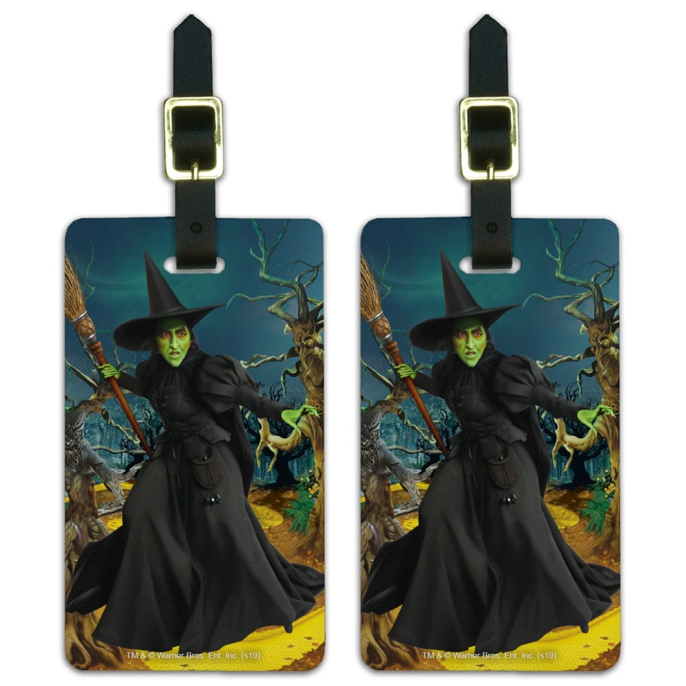 Wizard of Oz Wicked Witch Character Luggage ID Tags Suitcase Carry-On ...