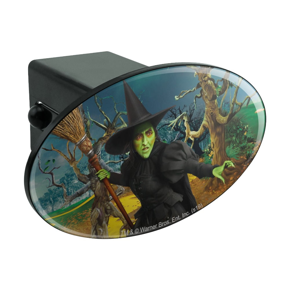 Wizard of Oz Wicked Witch Character Oval Tow Trailer Hitch Cover Plug ...