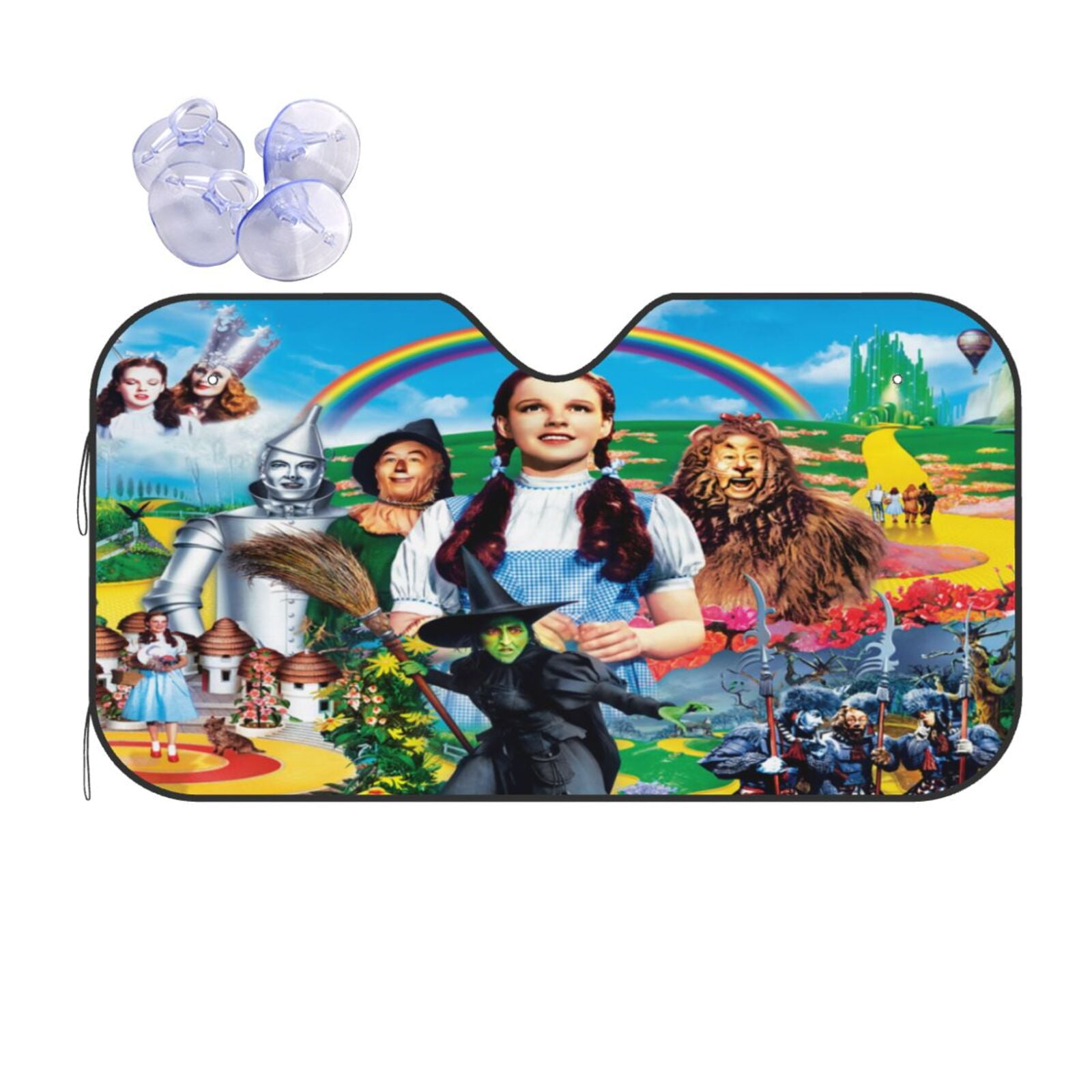 Wizard of O Windshield Sun Shade Front Protector Folding Car Sun Visor ...