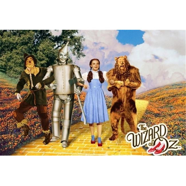 Wizard of Oz Yellow Brick Road Poster Print - 24 x 36 - Walmart.com