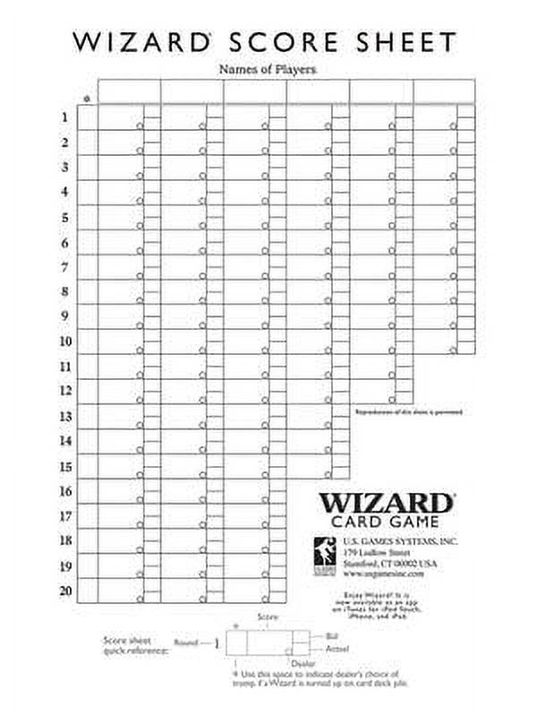 Wizard(r) Oversized Scorepads - Walmart.com