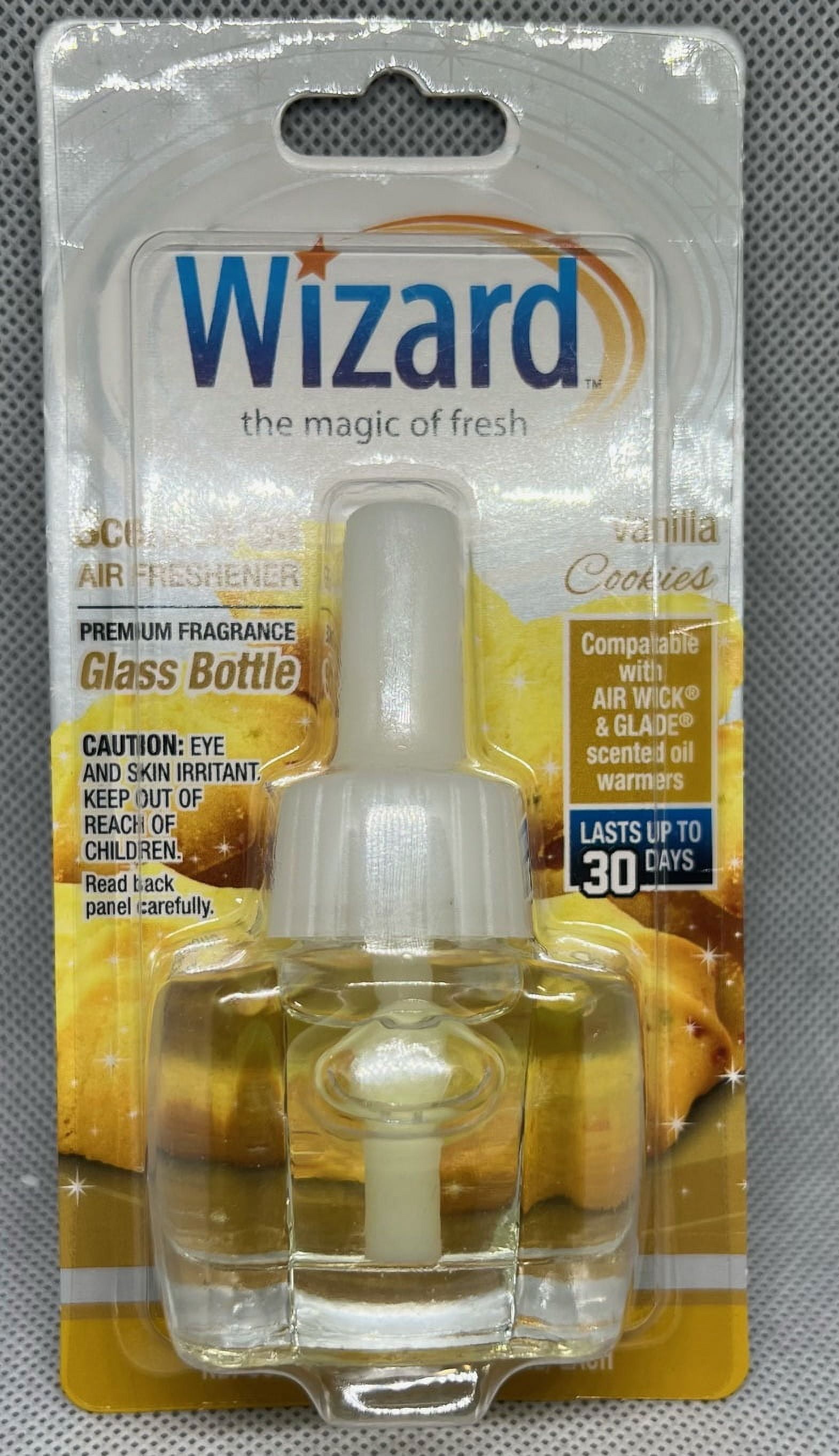 Wizard the Magic of Fresh Scented Oil Air Freshener Vanilla Cookies ...