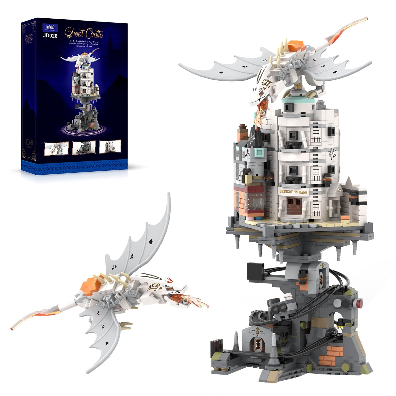 Wizarding Bank Building Blocks, Harry Castle Building Sets, Magic ...