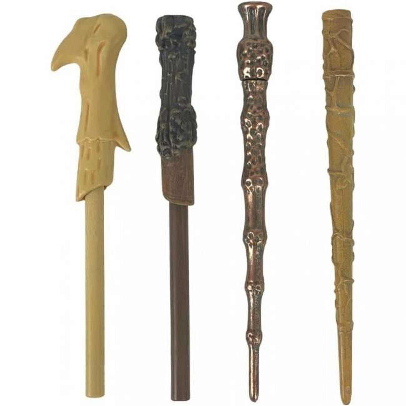 Wizarding Wand Pens with , Voldemort, Hermione & Dumbledore Wand, Black ...