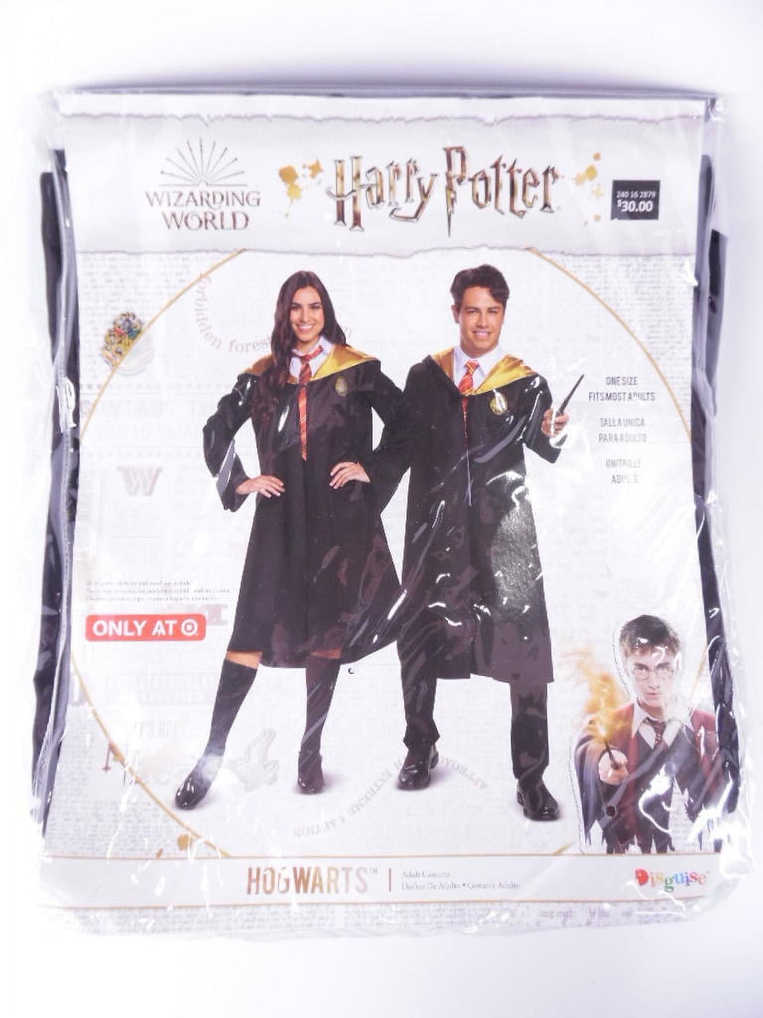 Wizarding World Halloween Adult Harry Potter Hogwart Costume Robe One ...