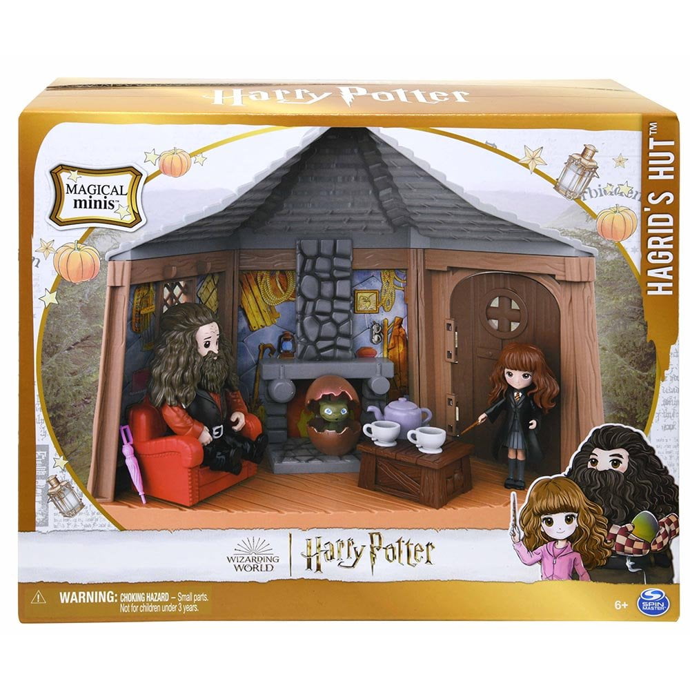 Wizarding World Harry Potter, Magical Minis Hagrid’s Hut Playset with 2 ...