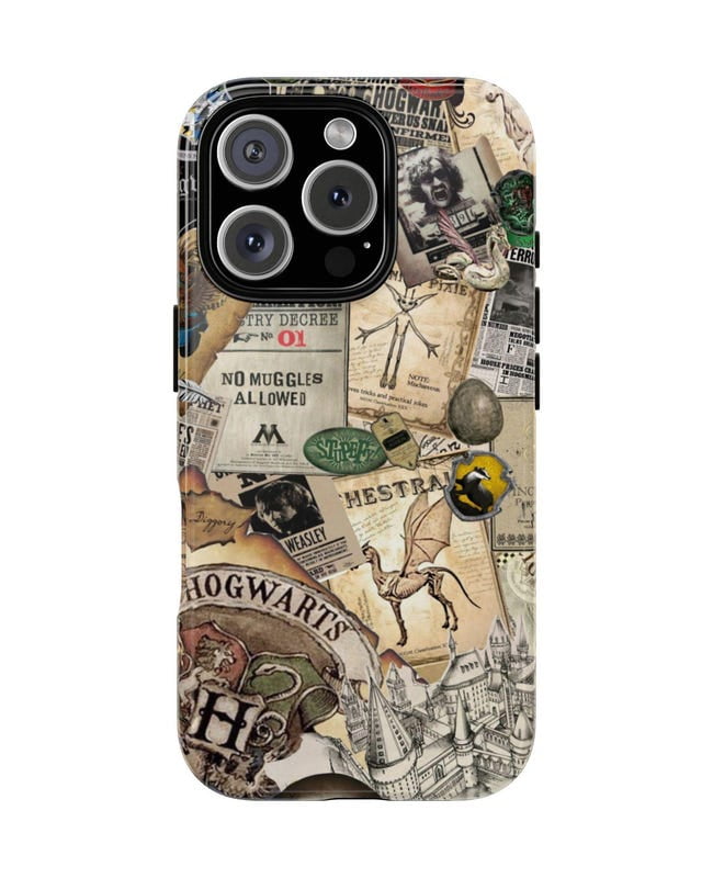 Wizarding World Hogwarts Magic Collage Heavy-Duty Protective Case for ...